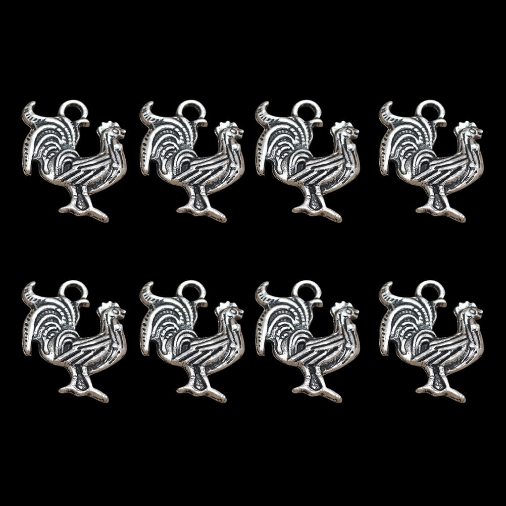 LIFKOME Charm Bracelet Charms 20Pack Chicken Shape for Diy Projects in ...
