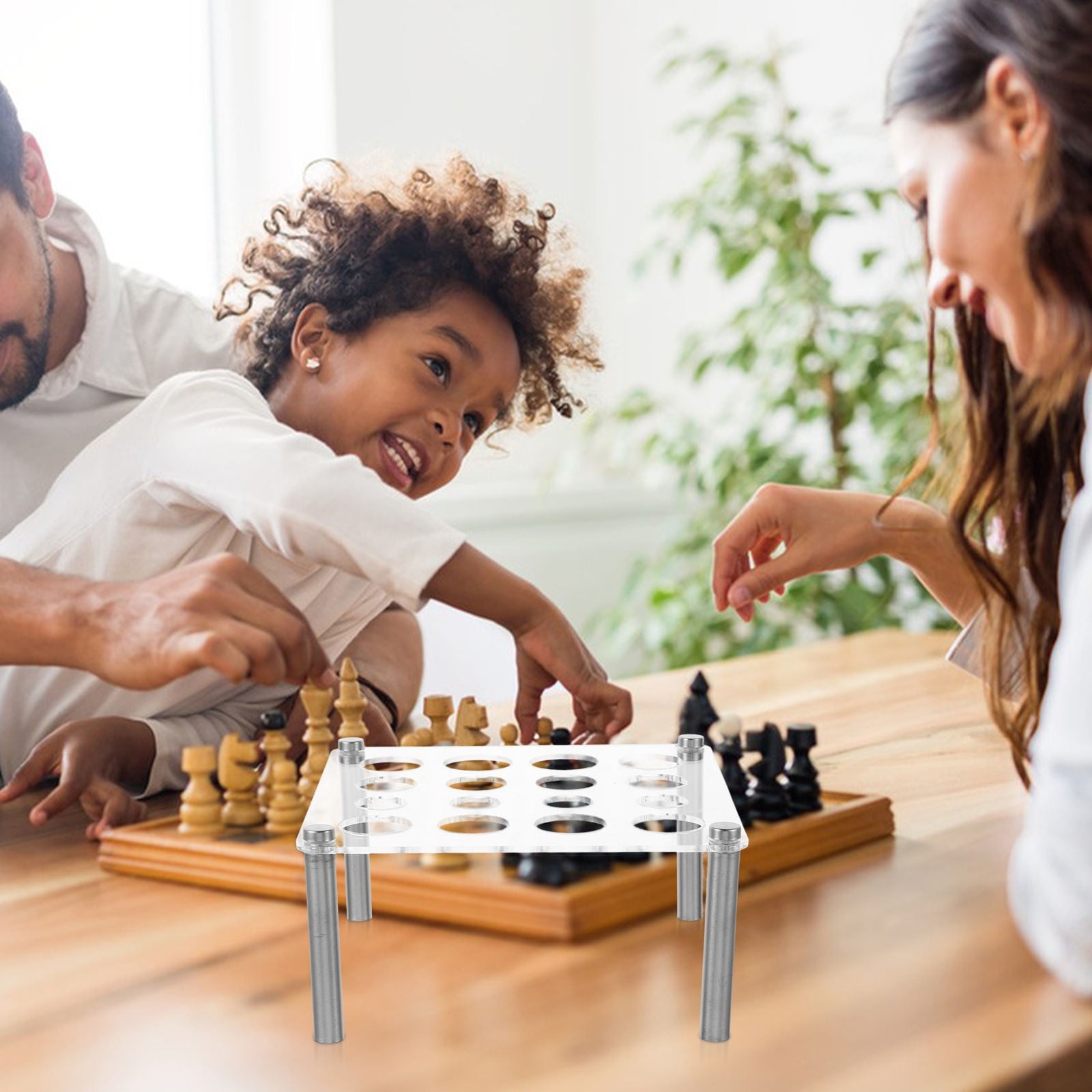 LIFKOME Chess Piece Stand Holder Chess Pieces DIY Chess Piece Stand ...