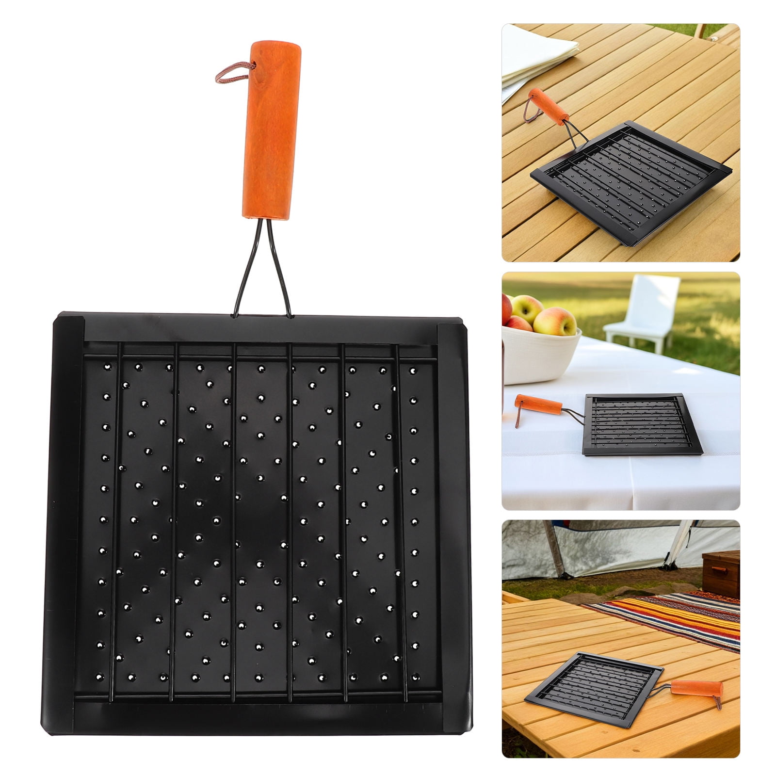 LIFKOME Compact Grill Toaster For Camping Universal Barbecue Grill Tray ...