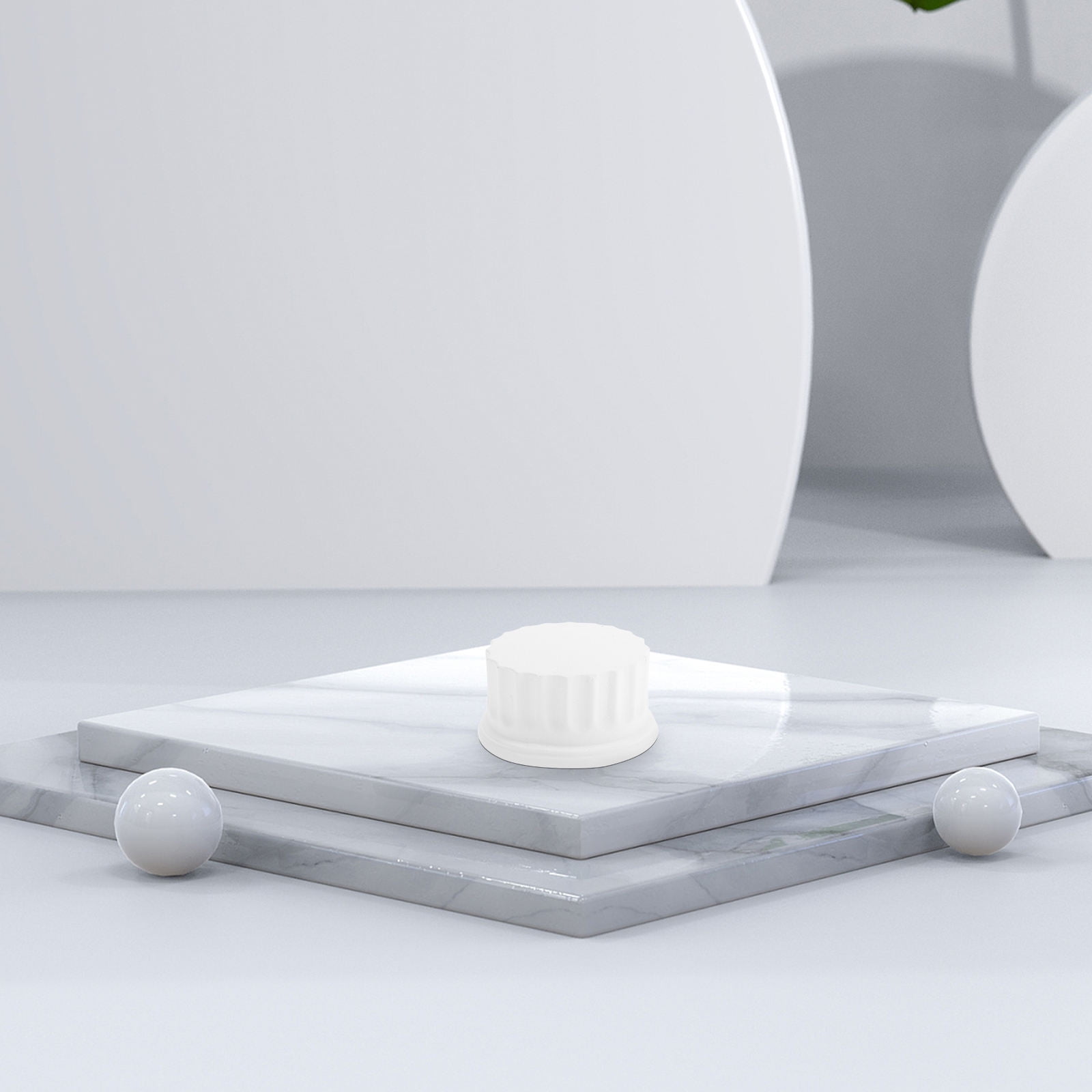 LIFKOME Compact Roman Pillar White Greek Small Column Decoration Small ...