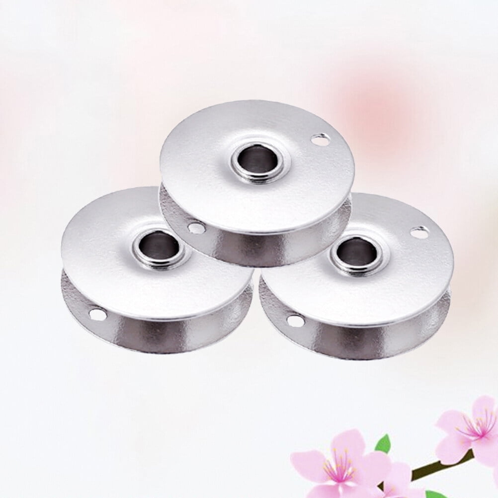 LIFKOME Craft Sewing 3Pcs Flat Car Iron Bobbin Metal Bobbins for ...