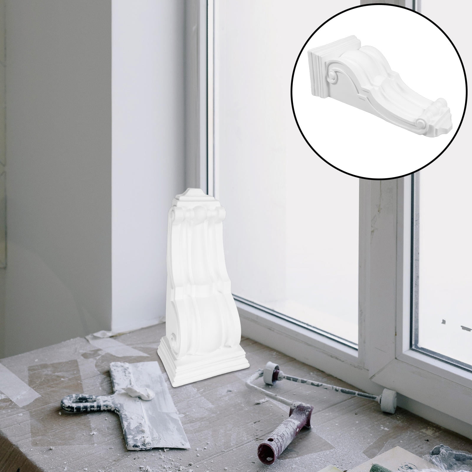 LIFKOME Crown Molding Corners Decorative Ceiling Onlay Ceiling Beams ...