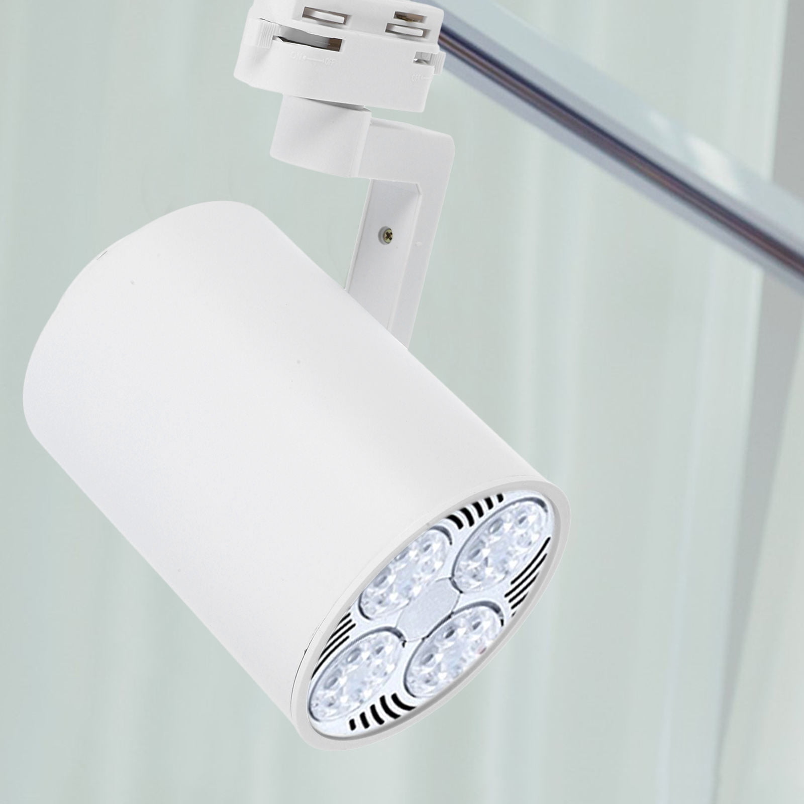 LIFKOME Dimmable LED Spot Light Fixture 1 Set Track Lighting Ceiling ...