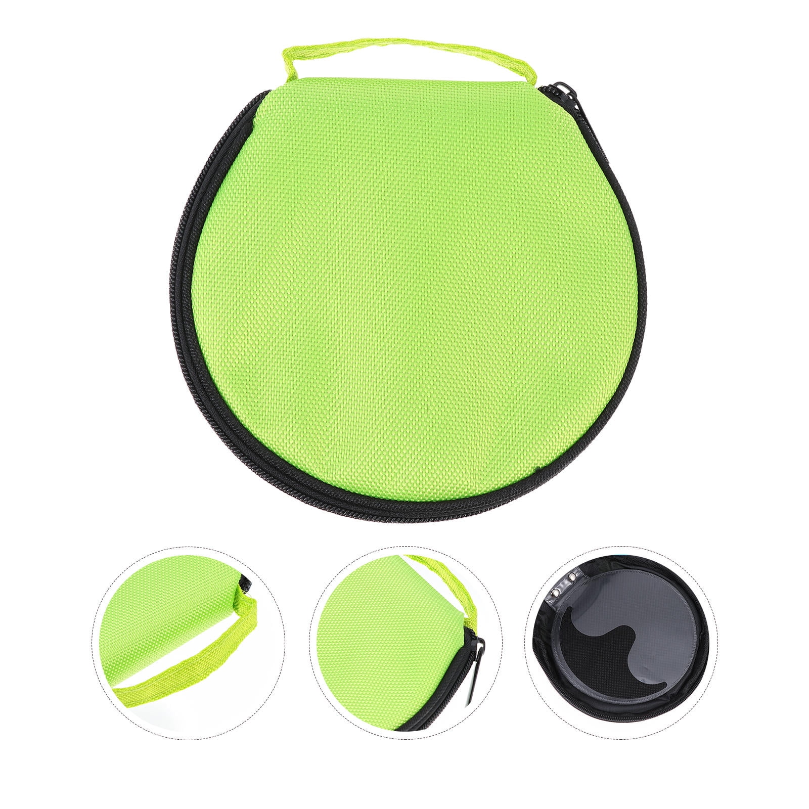 LIFKOME Disc Storage Case Round Organizer Bag Reinforced Car DVD ...