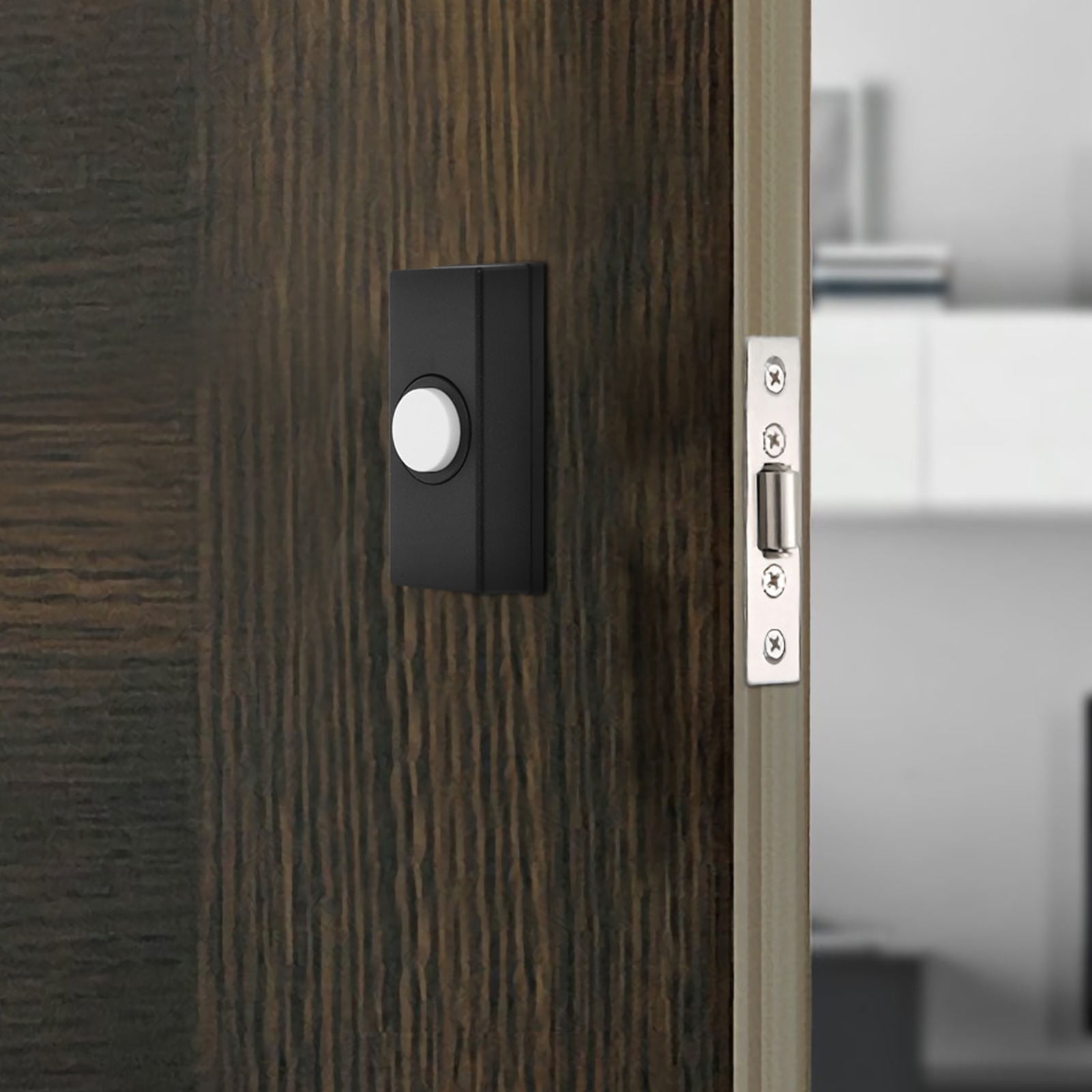 LIFKOME Door Chime Door Mount Push Button Door Ringer Button Home ...