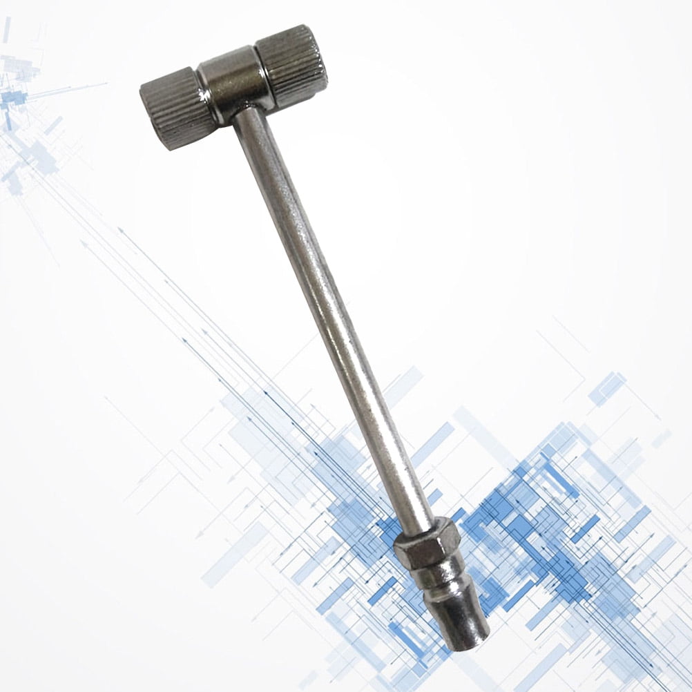 LIFKOME Dual-side Tire Inflation Chuck 2Pcs T Shaped Silver for Car and ...