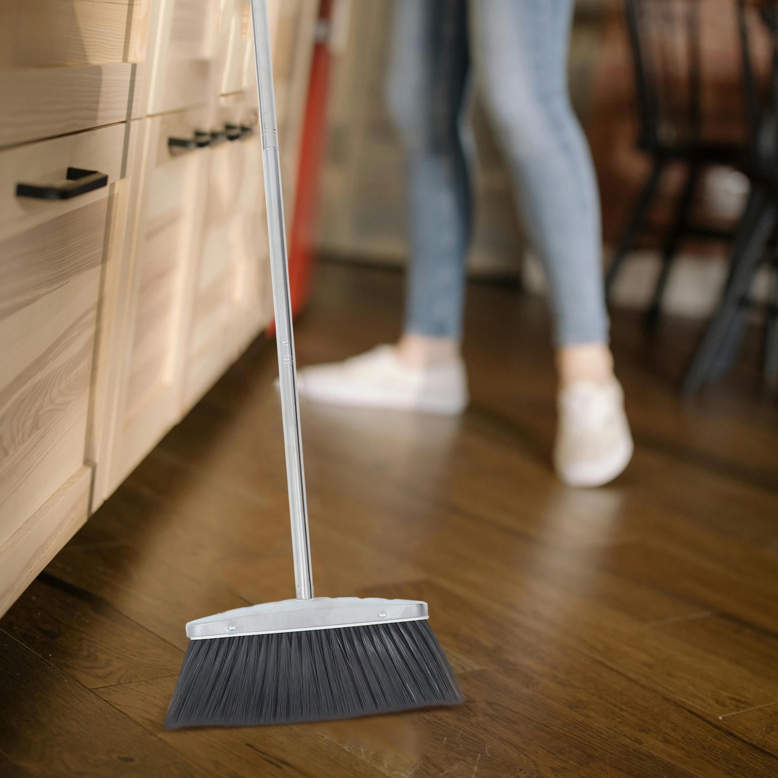 LIFKOME Dust Pans with Long Handle Metal Upright Dustpan Heavy Duty ...