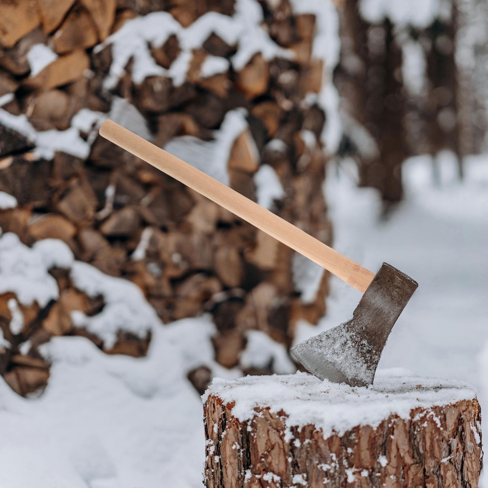 LIFKOME FRCOLOR 1 Set Traditional Hoe Handle Gardening Tool Replacement ...