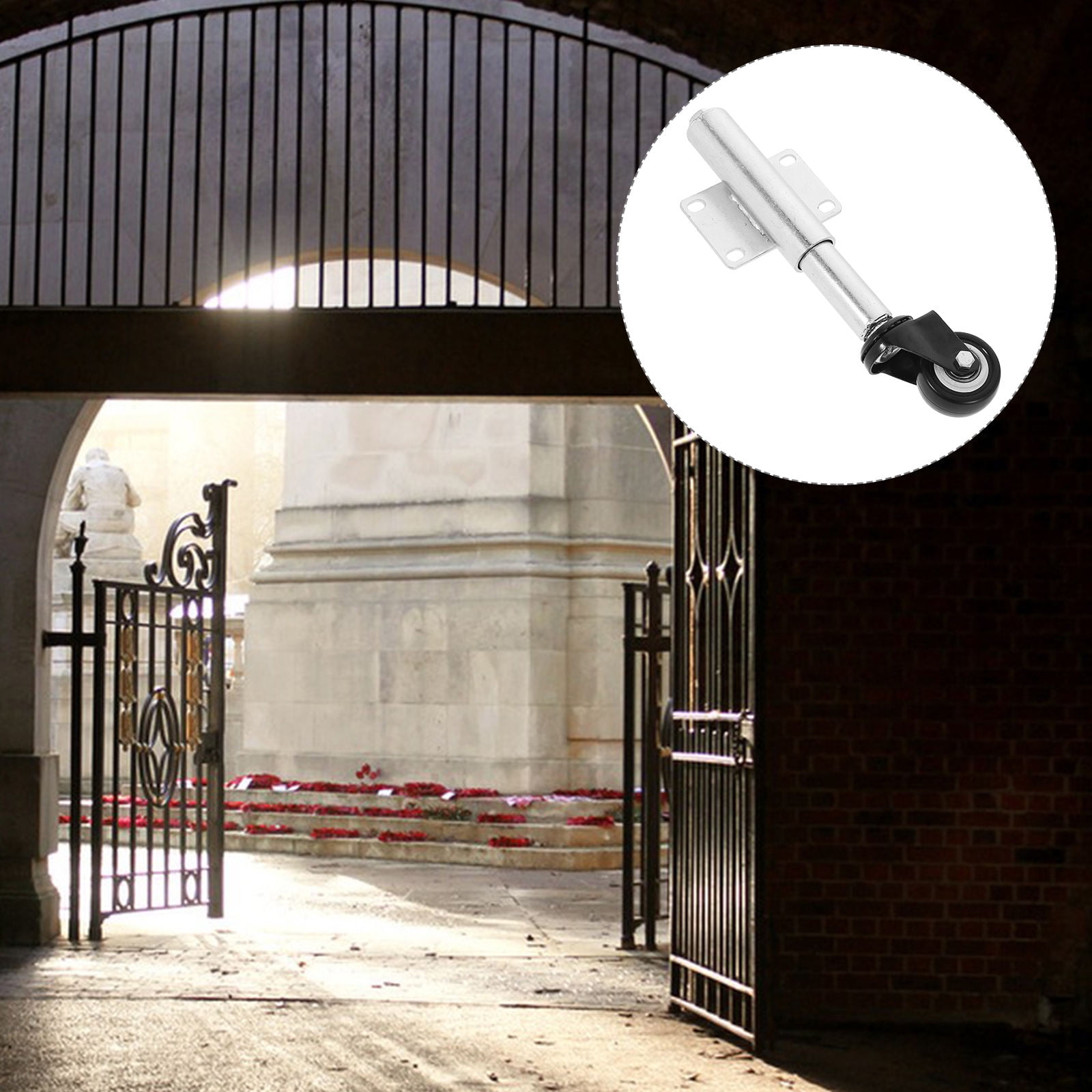 LIFKOME Fence Gate Wheel Gate Caster Wheel Gate Support Wheel Fence ...