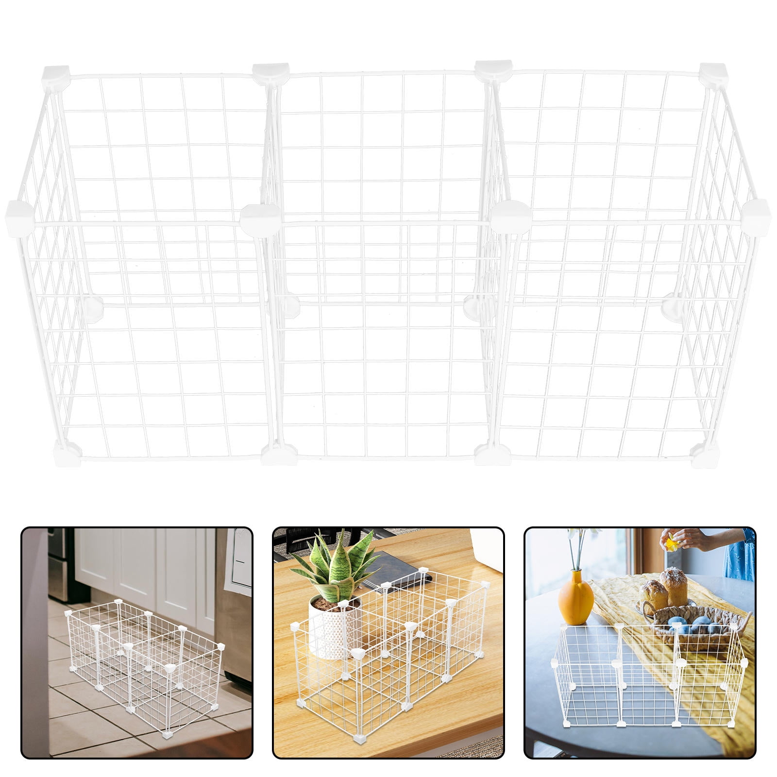 LIFKOME Fridge Partition Dividers Freezer Organizing Separators White ...