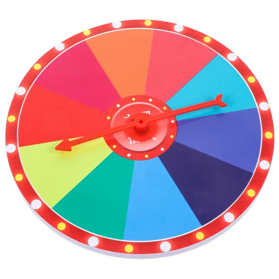 LIFKOME Game Wheel Raffle Turntable Tabletop Prize The Child Colorful ...