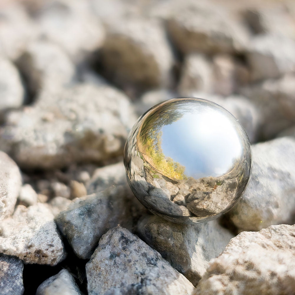 LIFKOME Garden Gazing Reflective Ball Stainless Steel Decorative Ball ...