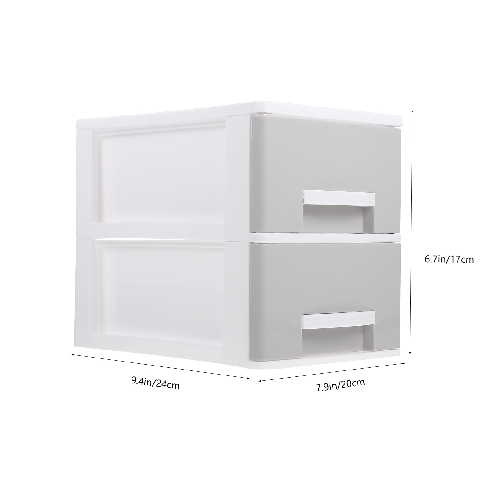 LIFKOME Grey Plastic Storage Drawers for Small Items Organization with ...