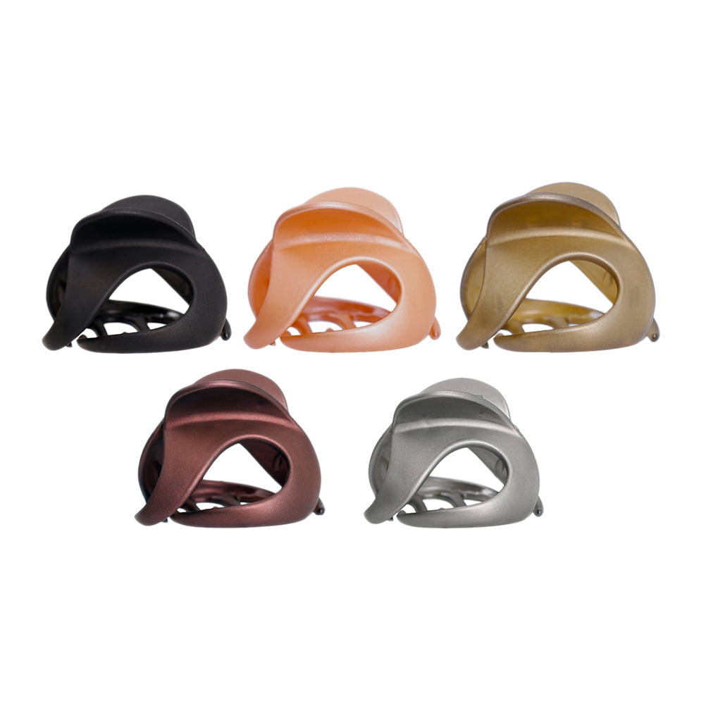 LIFKOME Hair Clips for Women 5Set Curved Hair Claw Acrylic Classic ...