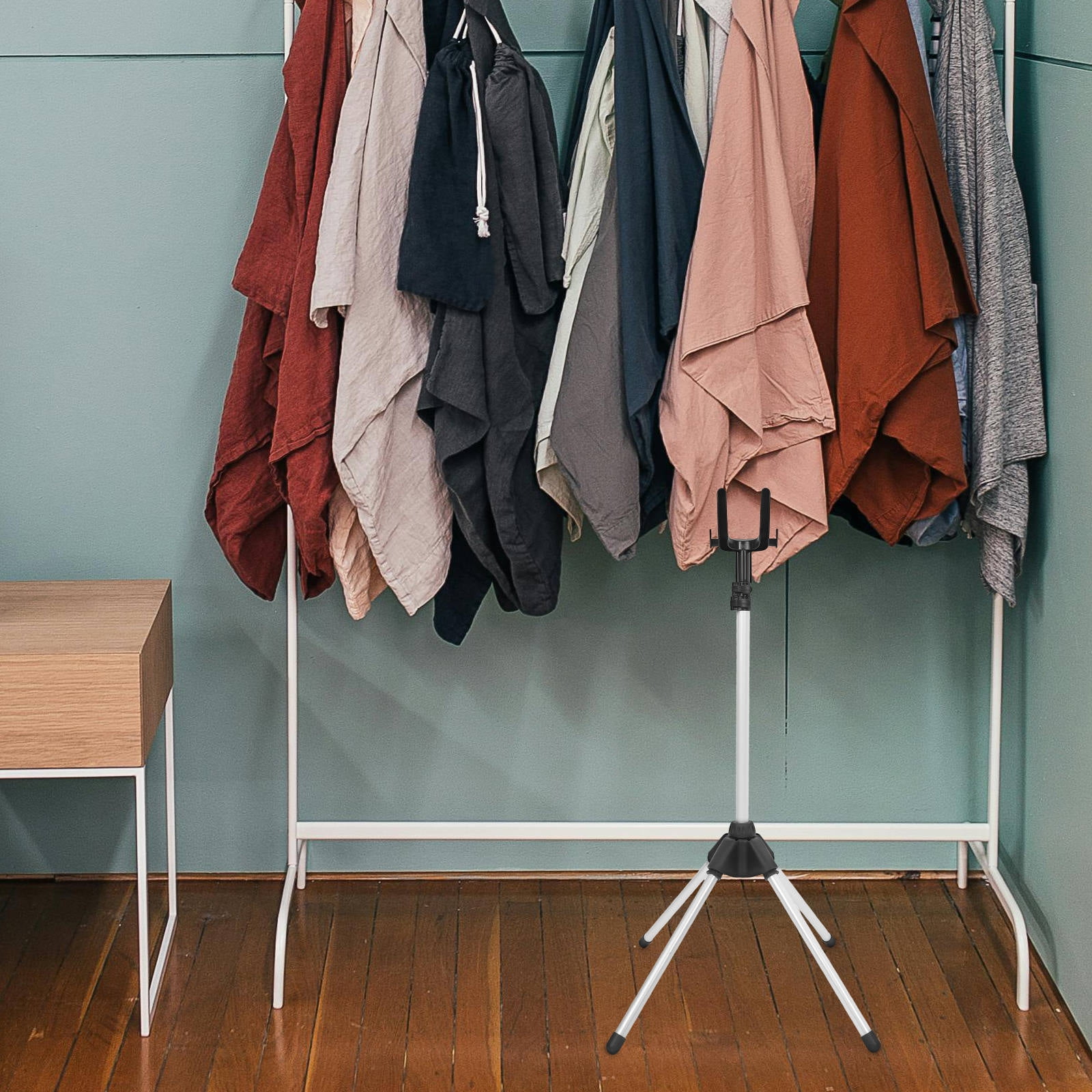 LIFKOME Handheld Garment Steamer Rack Foldable Clothes Steamer Stand ...