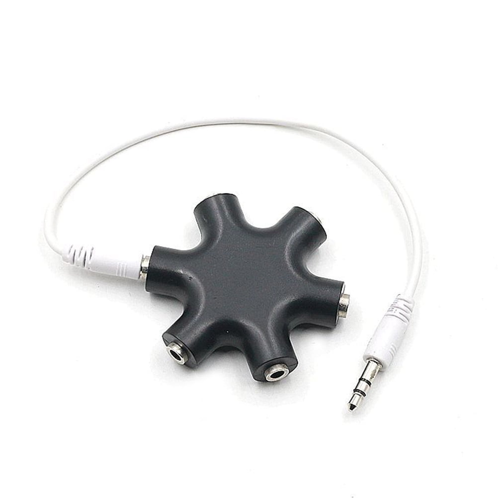 LIFKOME Headphone Splitter Audio Headset Adapter Earphone - Walmart.com