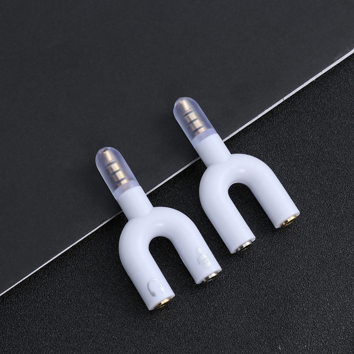 LIFKOME Headset Adapter 2Pcs Set for PC with -resistant Connectors ...