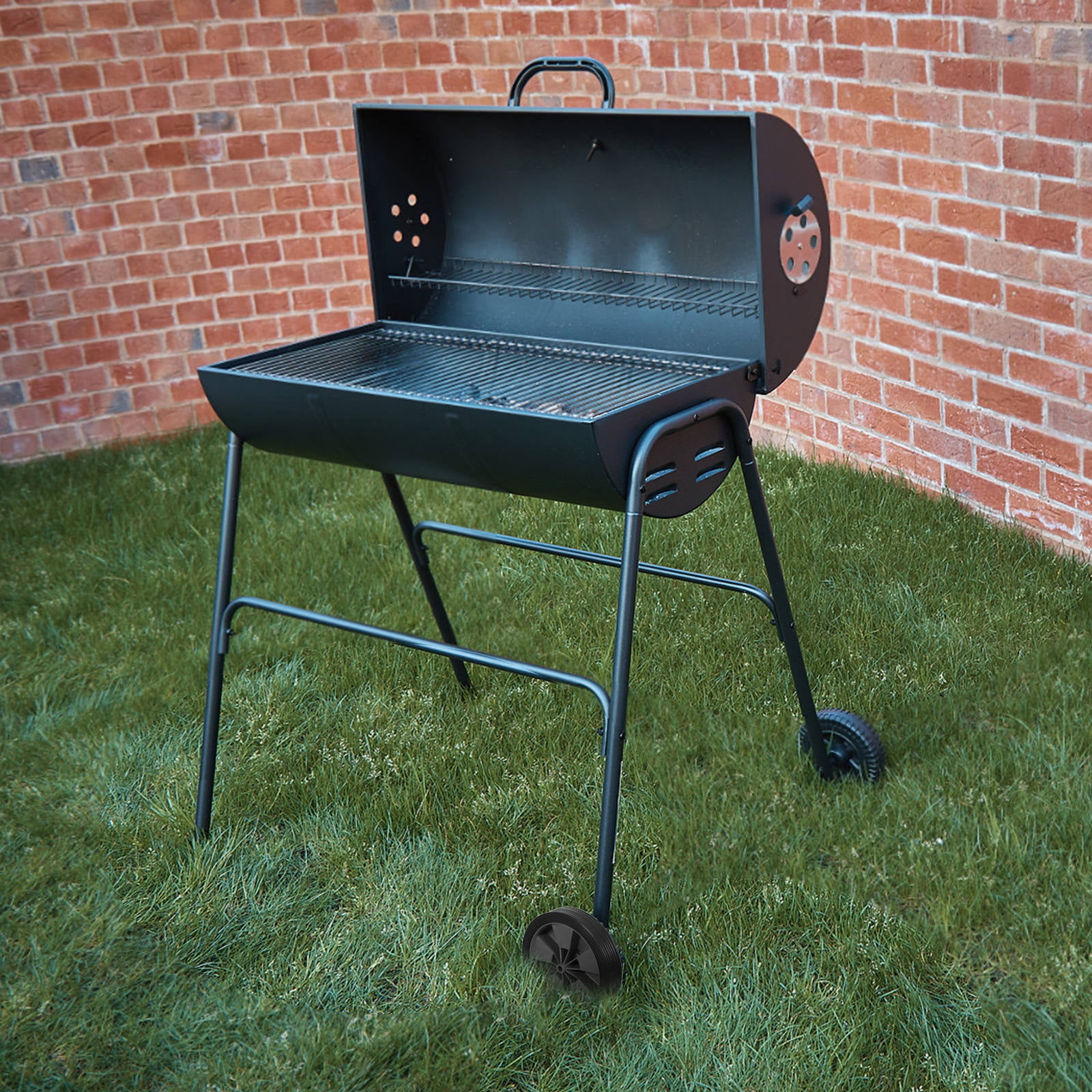 LIFKOME Heavy Duty BBQ Grill Part Replacement Rubber Wheel for Barbecue ...