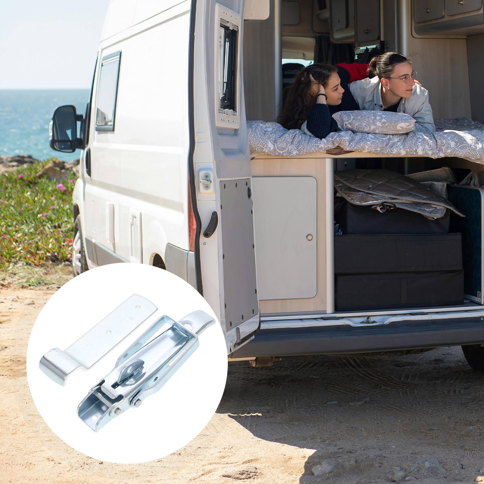 LIFKOME Heavy Duty Trailer Lift Gate Latch Over Center Catch Latch For ...