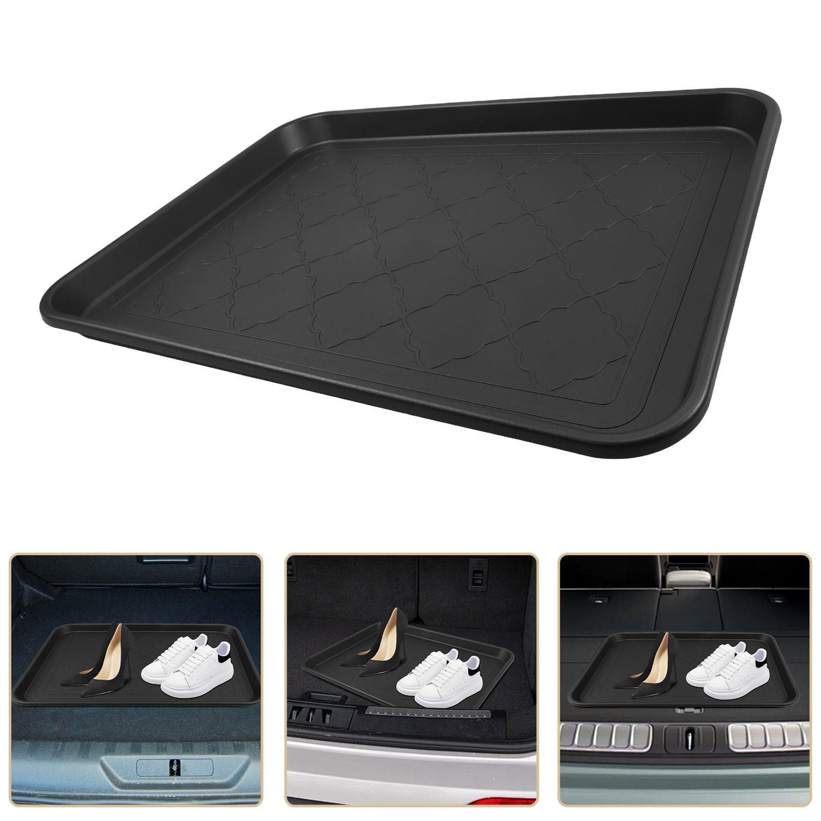 LIFKOME Heavy Duty Waterproof Shoe Mat Tray For Entryway Indoor Outdoor ...