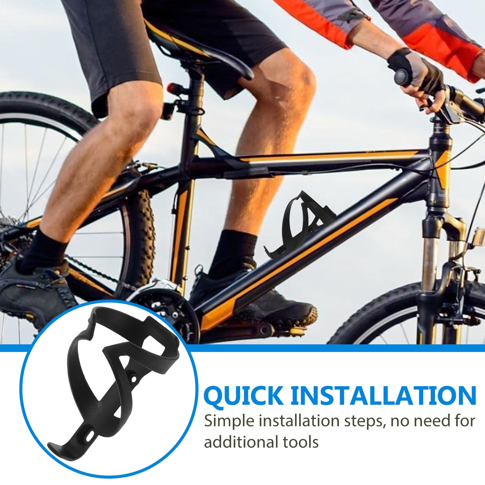 LIFKOME Hemoton 1 Set Bike Water Bottle Holder with Side Entry Design for Road and Mountain ...