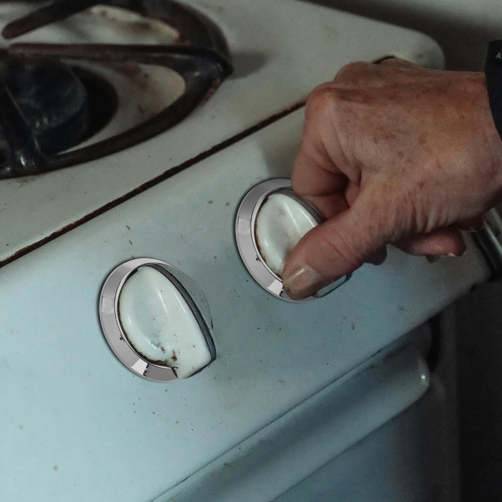 LIFKOME Hemoton 2pcs BBQ Grill Gas Stove Switch Knob Base for Outdoor ...