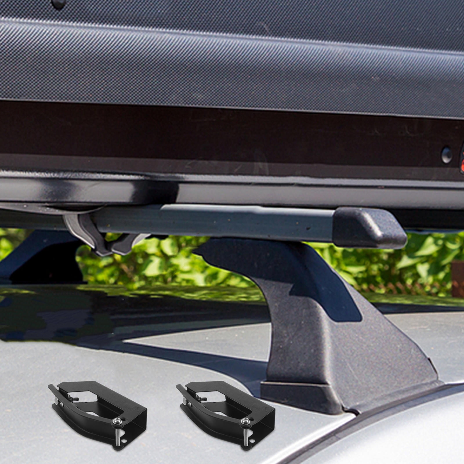 LIFKOME Hemoton 4Pcs Universal Car Roof Rack with Cargo Carrier and ...