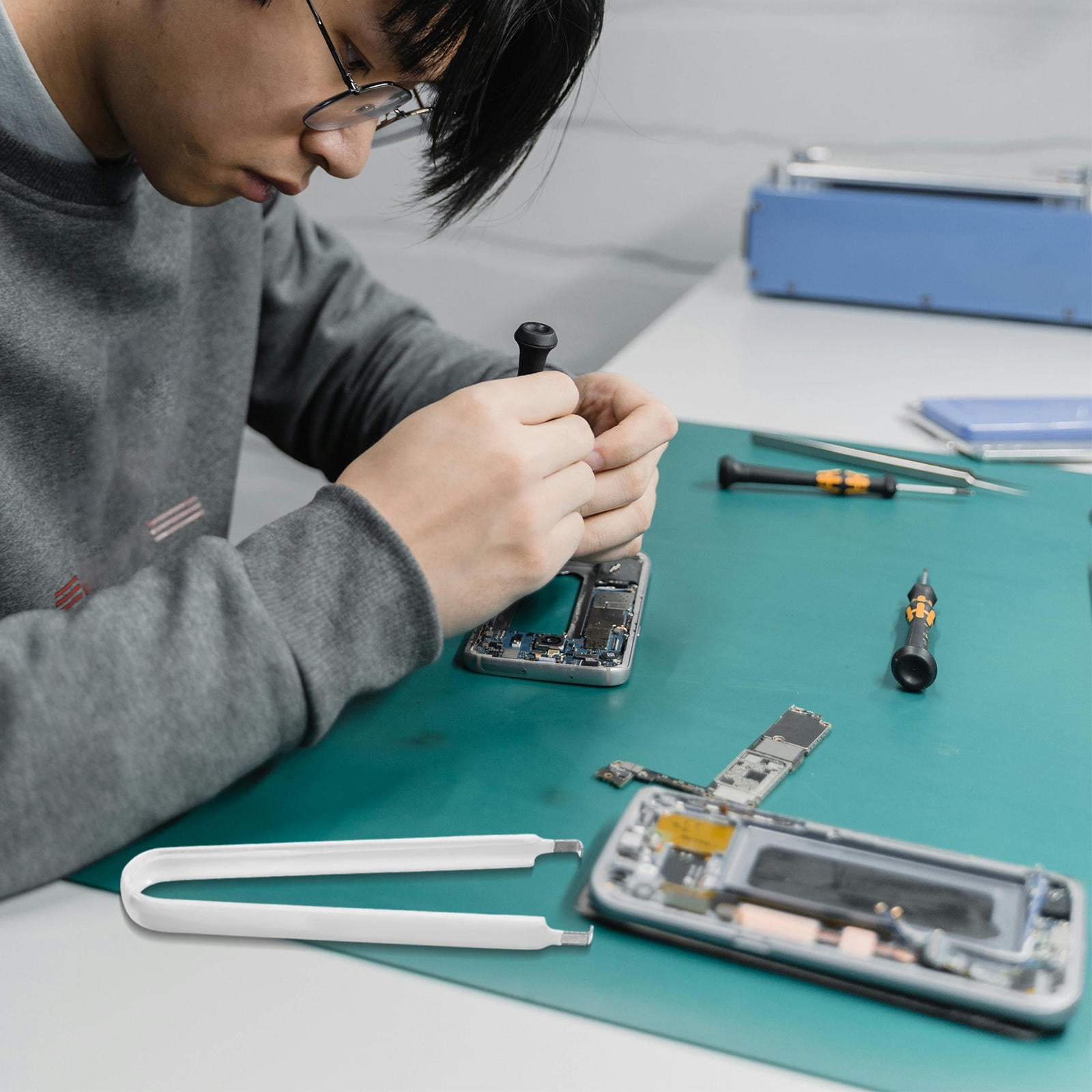 LIFKOME Hemoton IC Chip Puller Extractor Removal Tool with Vinyl Grip ...