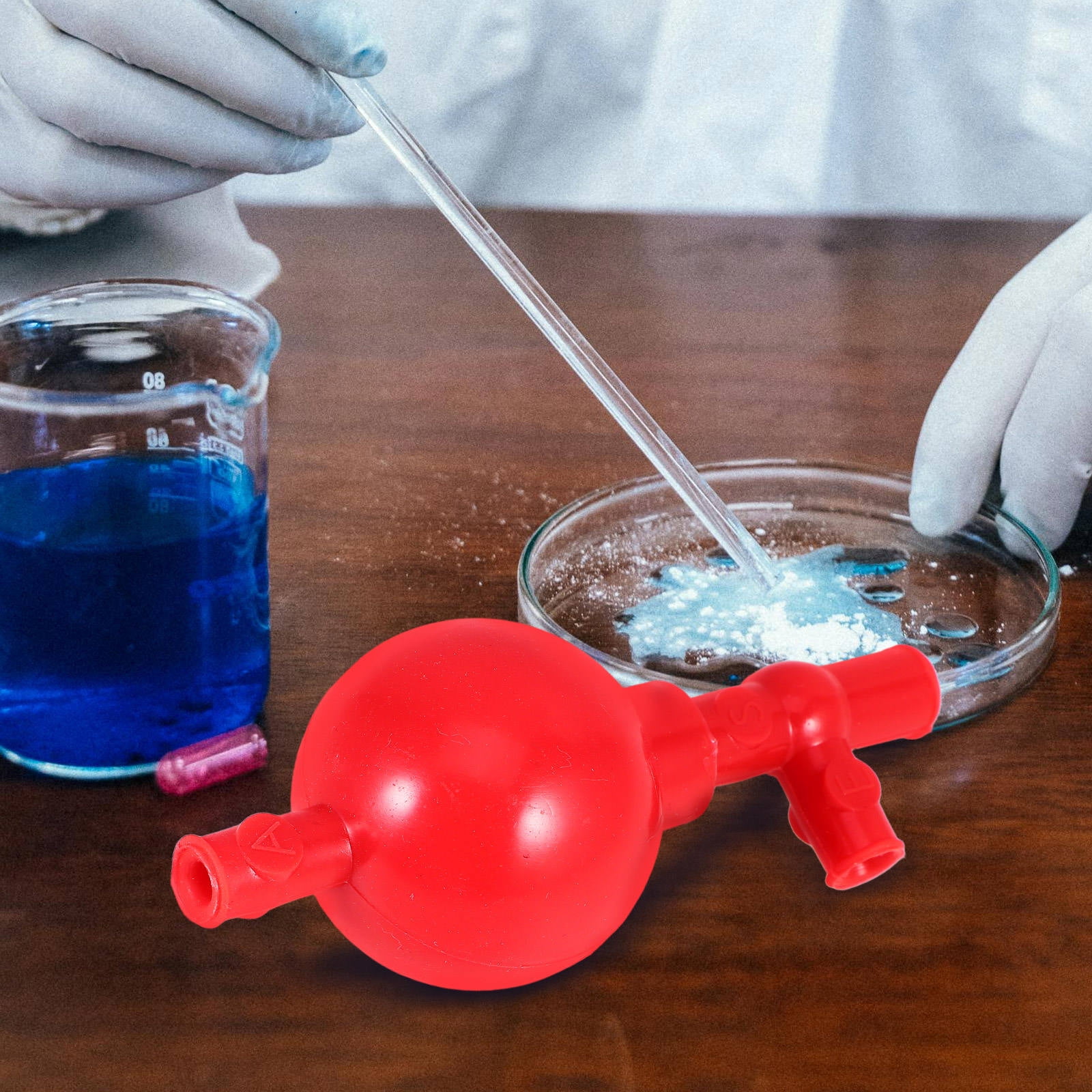 LIFKOME Hemoton Silicone Pipette Filler Laboratory Suction Bulb High ...