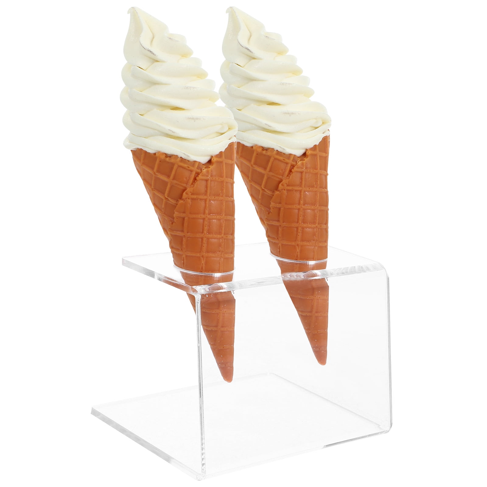 LIFKOME Ice Cream Cone Stand Snack Stand Food Stand Party Clear Shelf ...