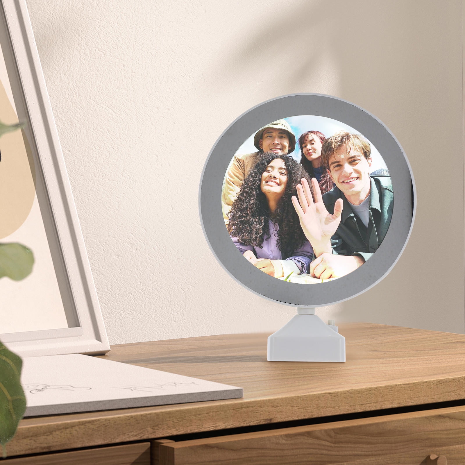 LIFKOME LED Album Photo Electronic for Pictures Room Decor Multi White ...