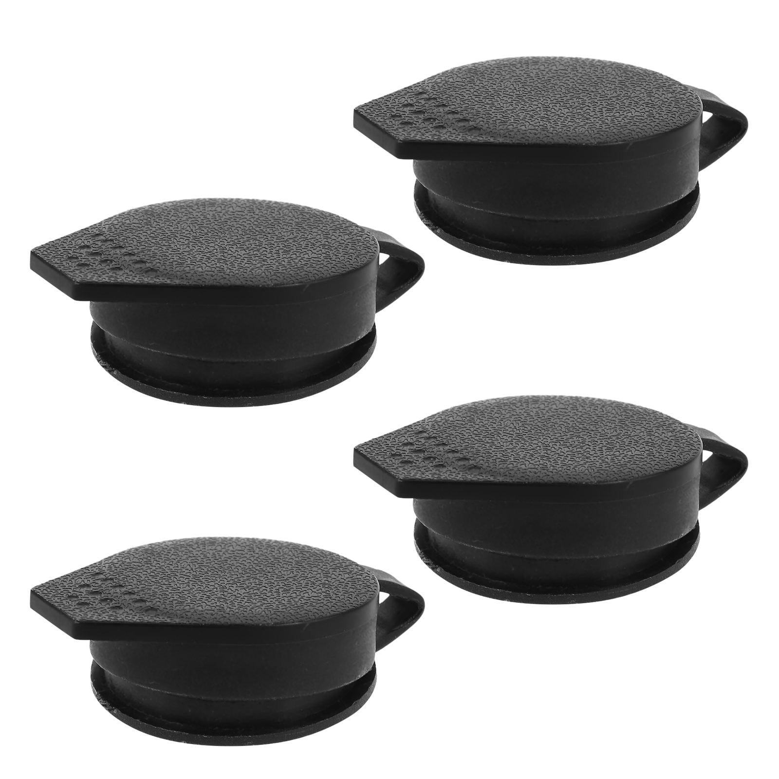 LIFKOME Large Trash Can With Lid Trash Can Lid Lock Black Plastic ...