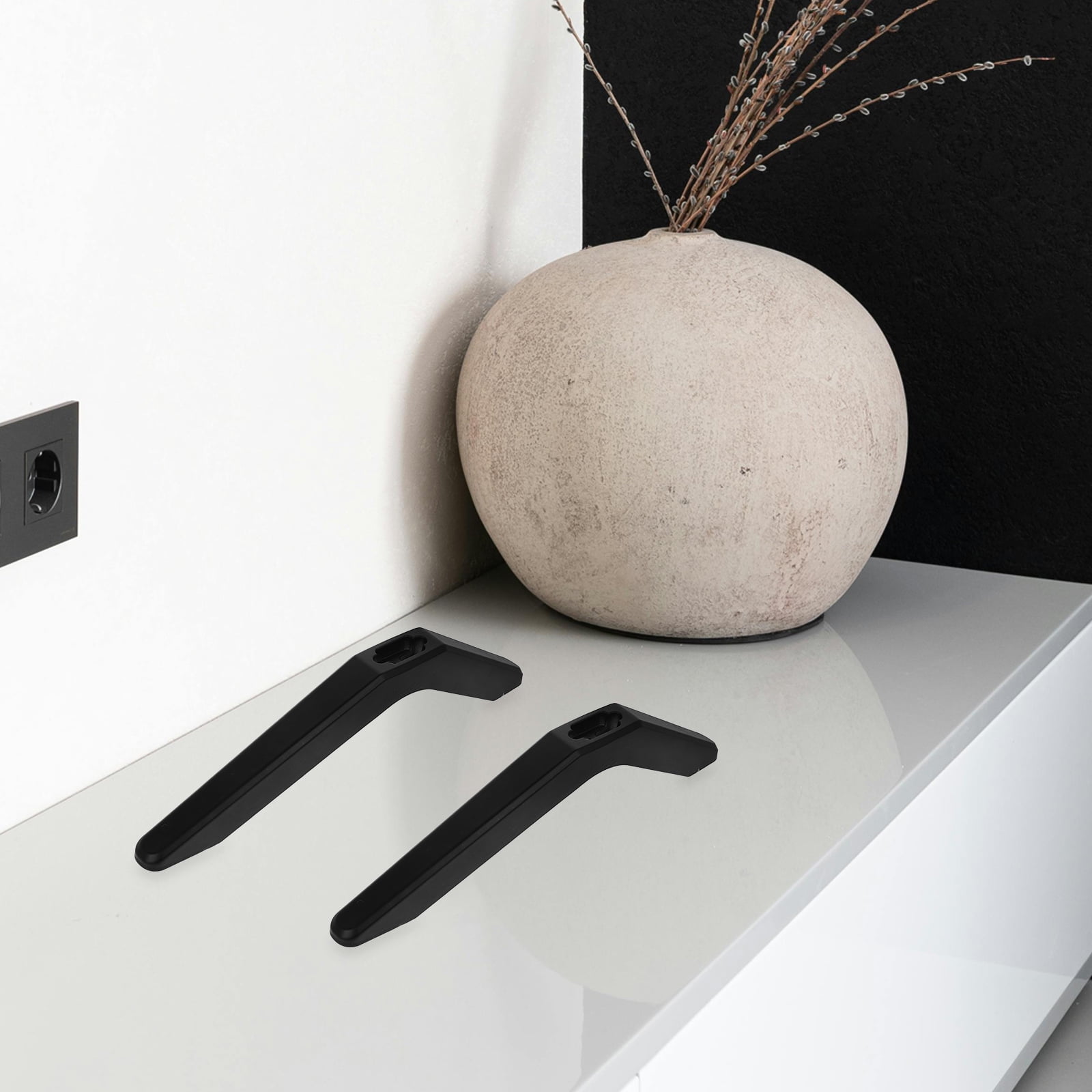 LIFKOME MLINS 2pcs Monitor Riser Stand Base Dual Monitor Arm Wall Mount ...