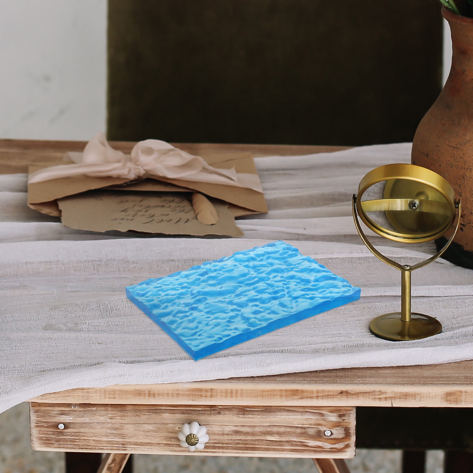 LIFKOME Marine Model Scenery Resin Base Realistic Water Wave Design ...