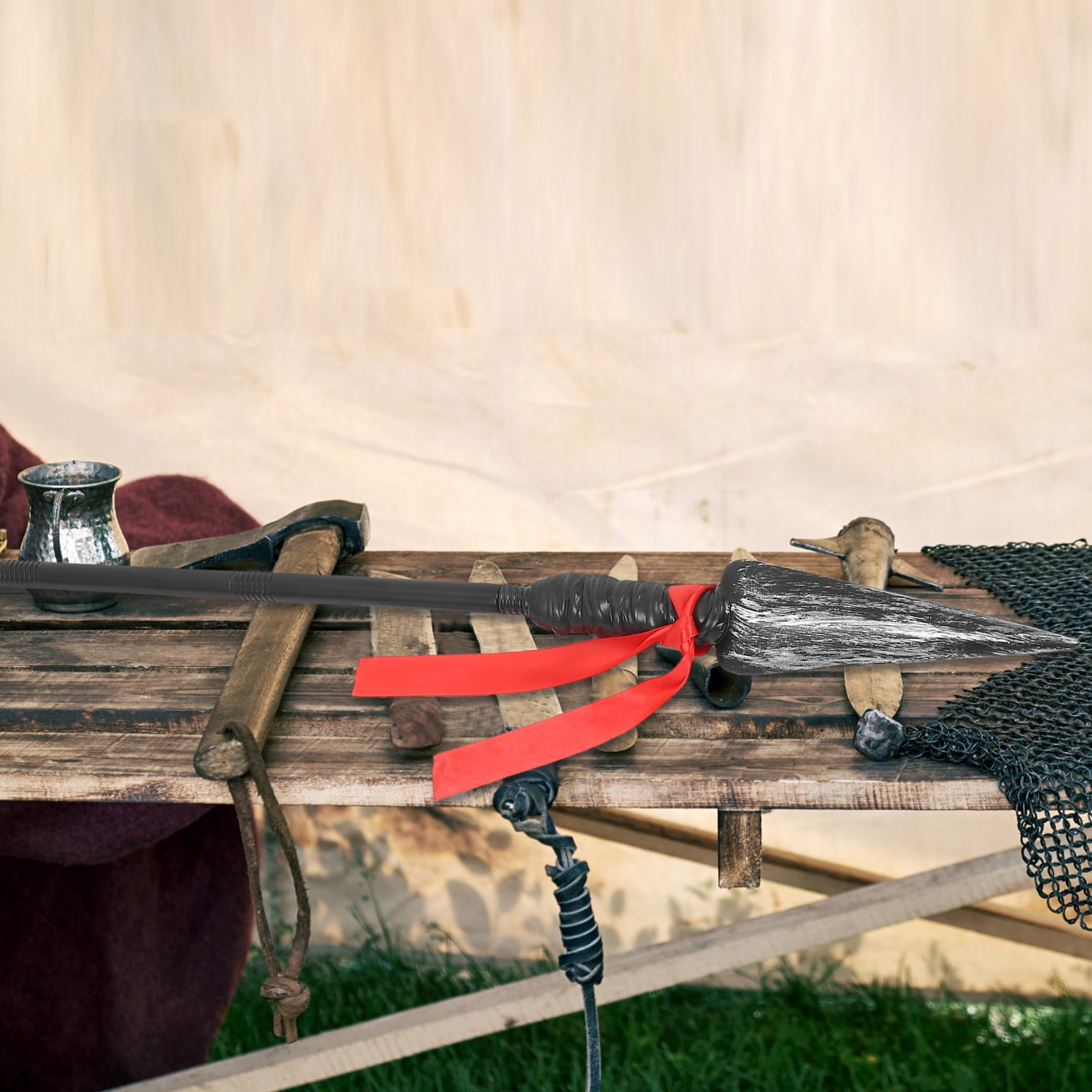 LIFKOME Medieval Roman Knight Tassel Cosplay Prop Interactive Game ...