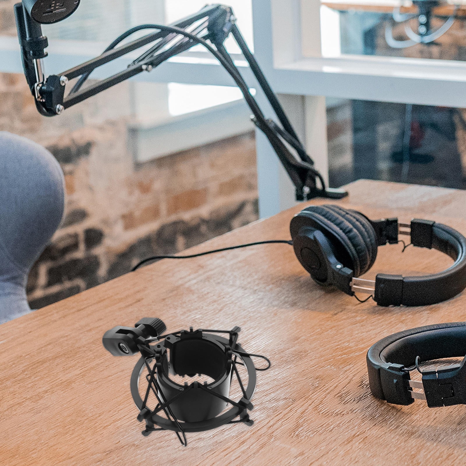 LIFKOME Mic Stand Shock Mount Multiple Angles Rotation Music Mic ...