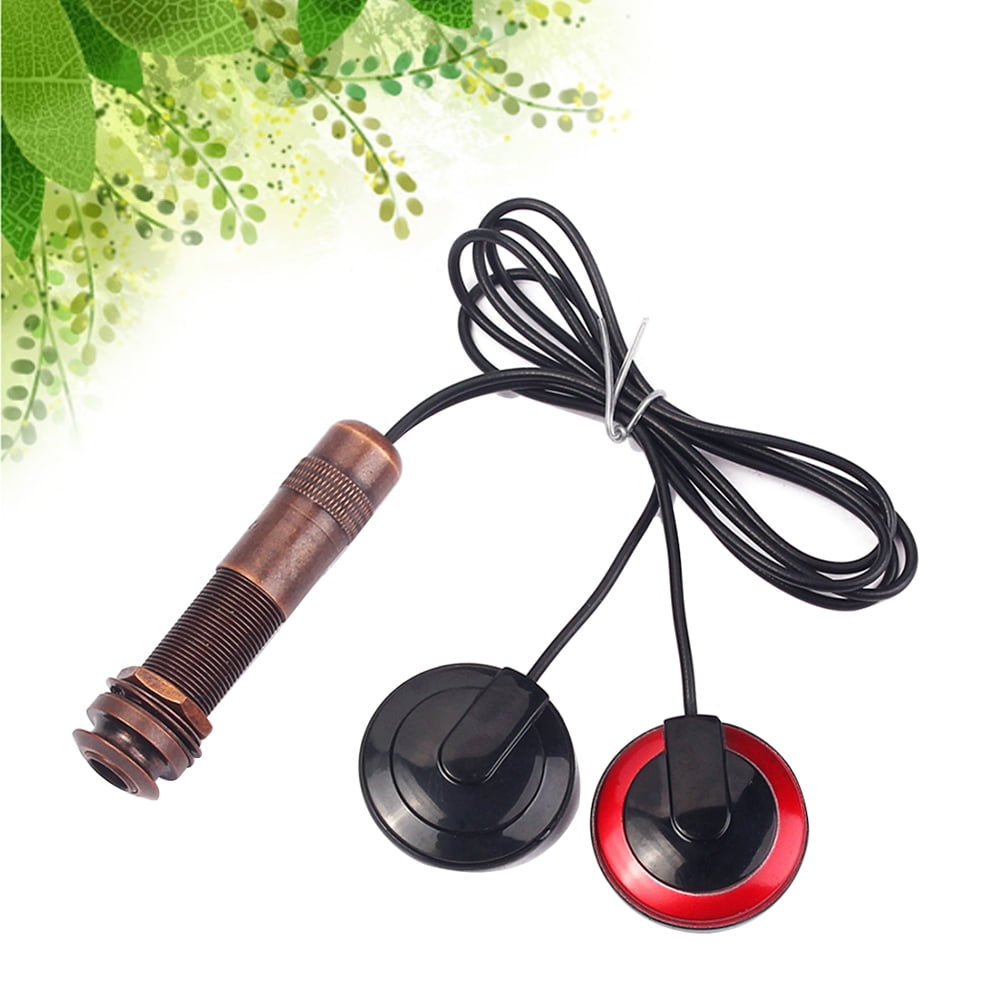 LIFKOME Microphone Mandolin Pickup Transducer System With Endpin Jack ...