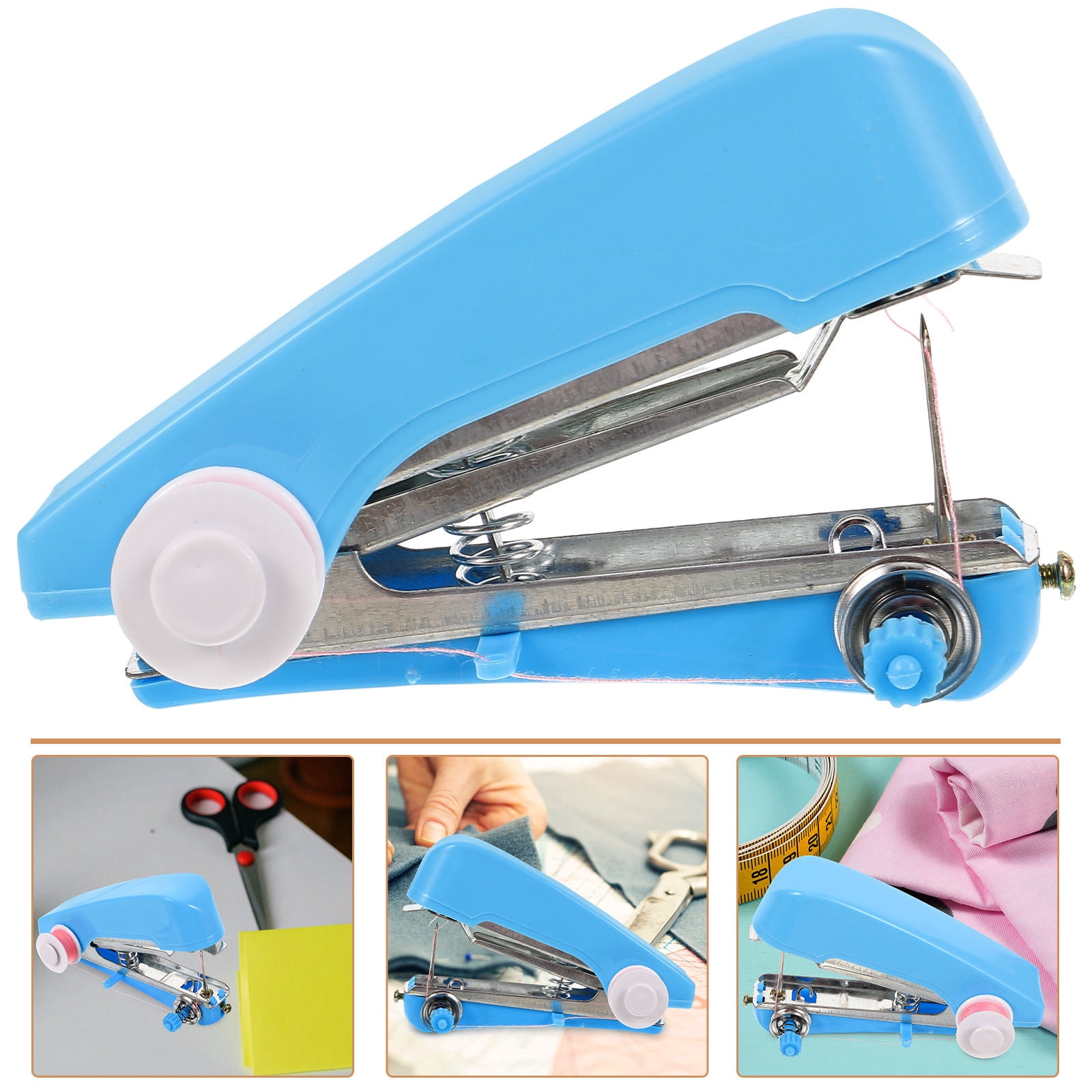 LIFKOME Mini Portable Handheld Sewing Machine for Needlework with Basic ...