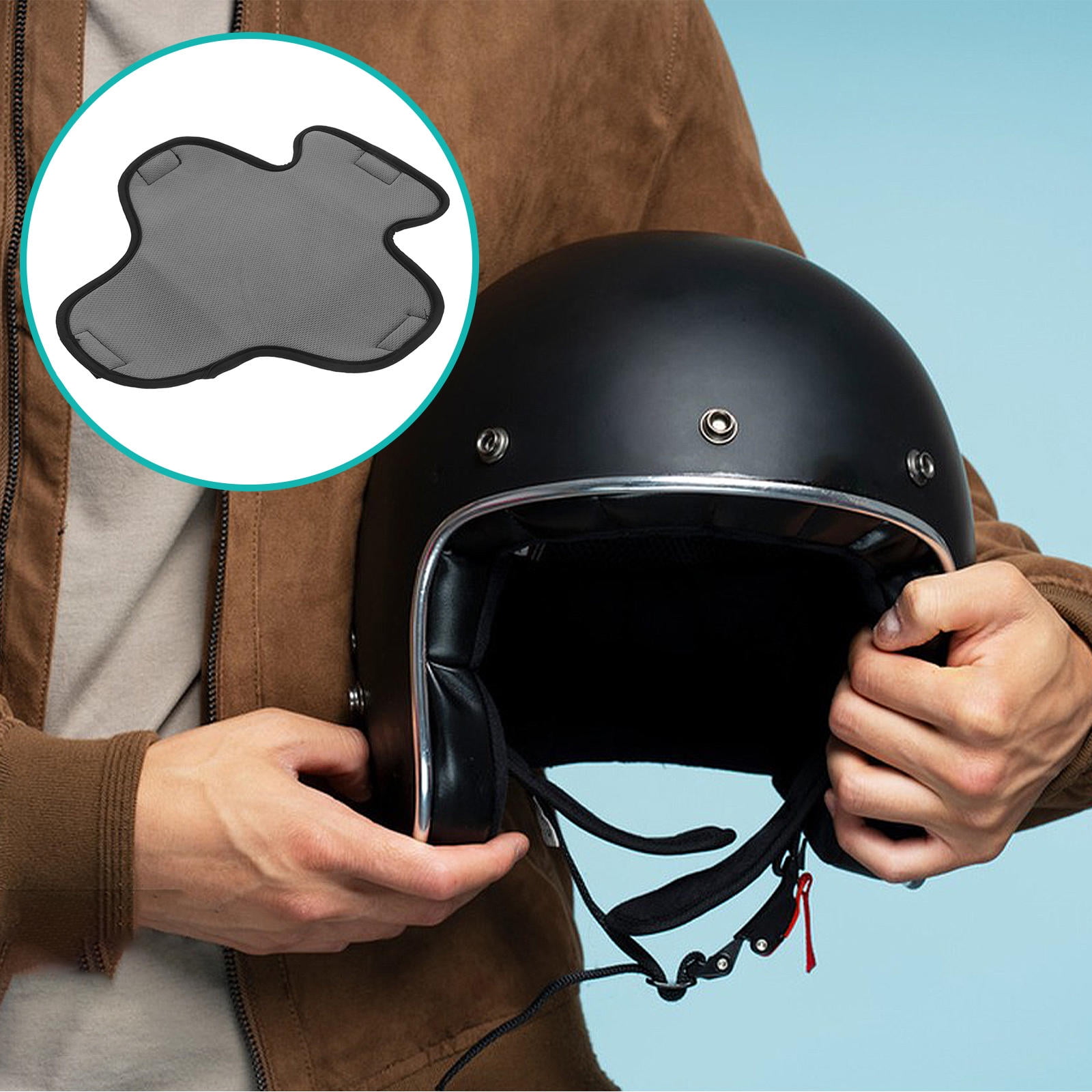 LIFKOME Motorcycle Helmet Liner Pad Sponge Helmet Padding Insert Hat ...