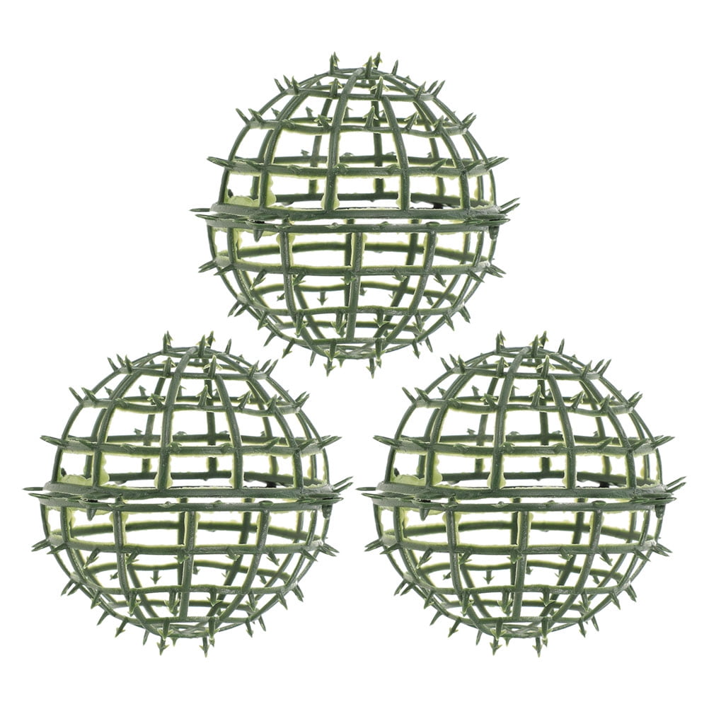 LIFKOME OUNONA 3pcs Artificial Plant Topiary Ball Support Cage Plastic ...
