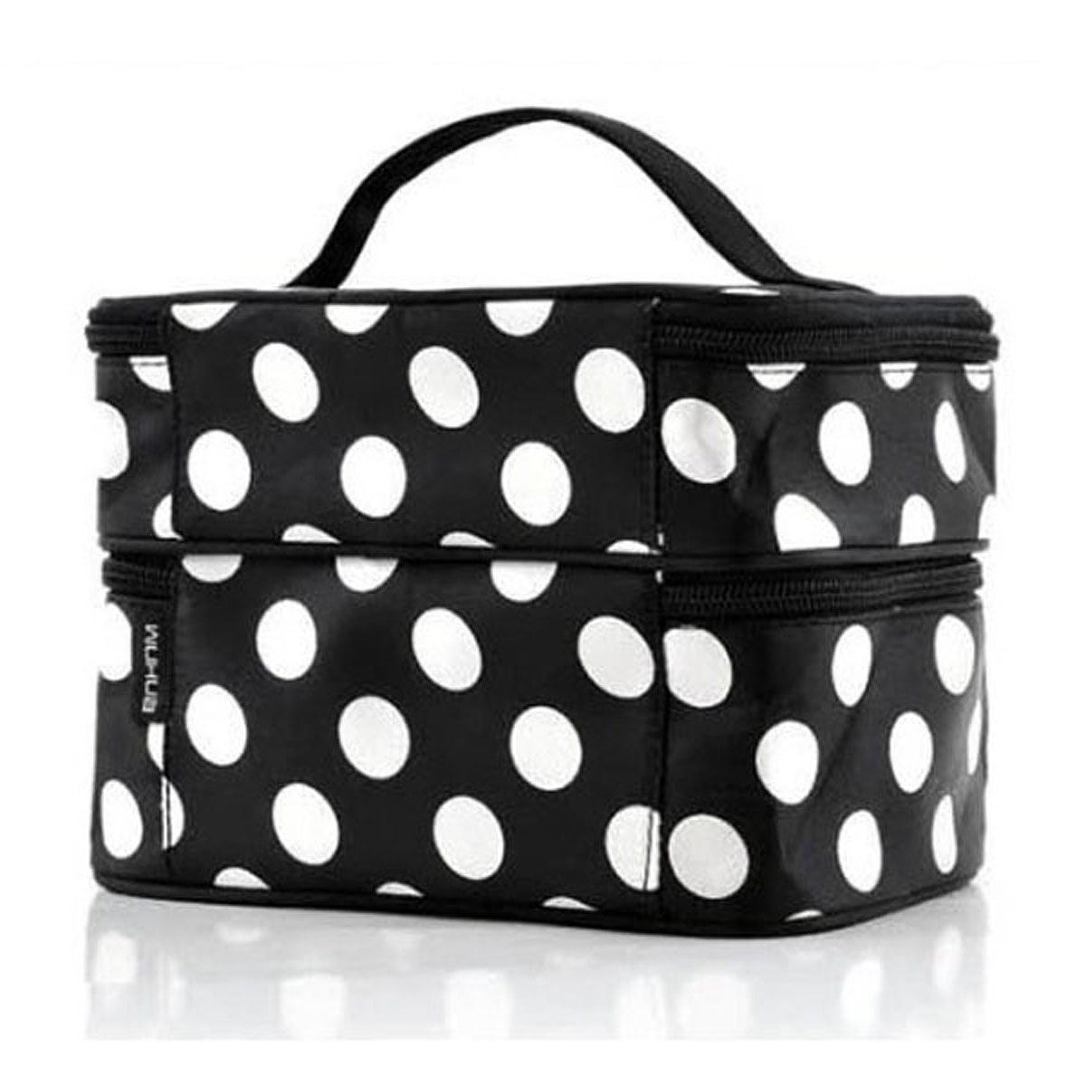 LIFKOME Organized Cosmetics Bag Case 1Pack Rectangular Dual-Zipper ...