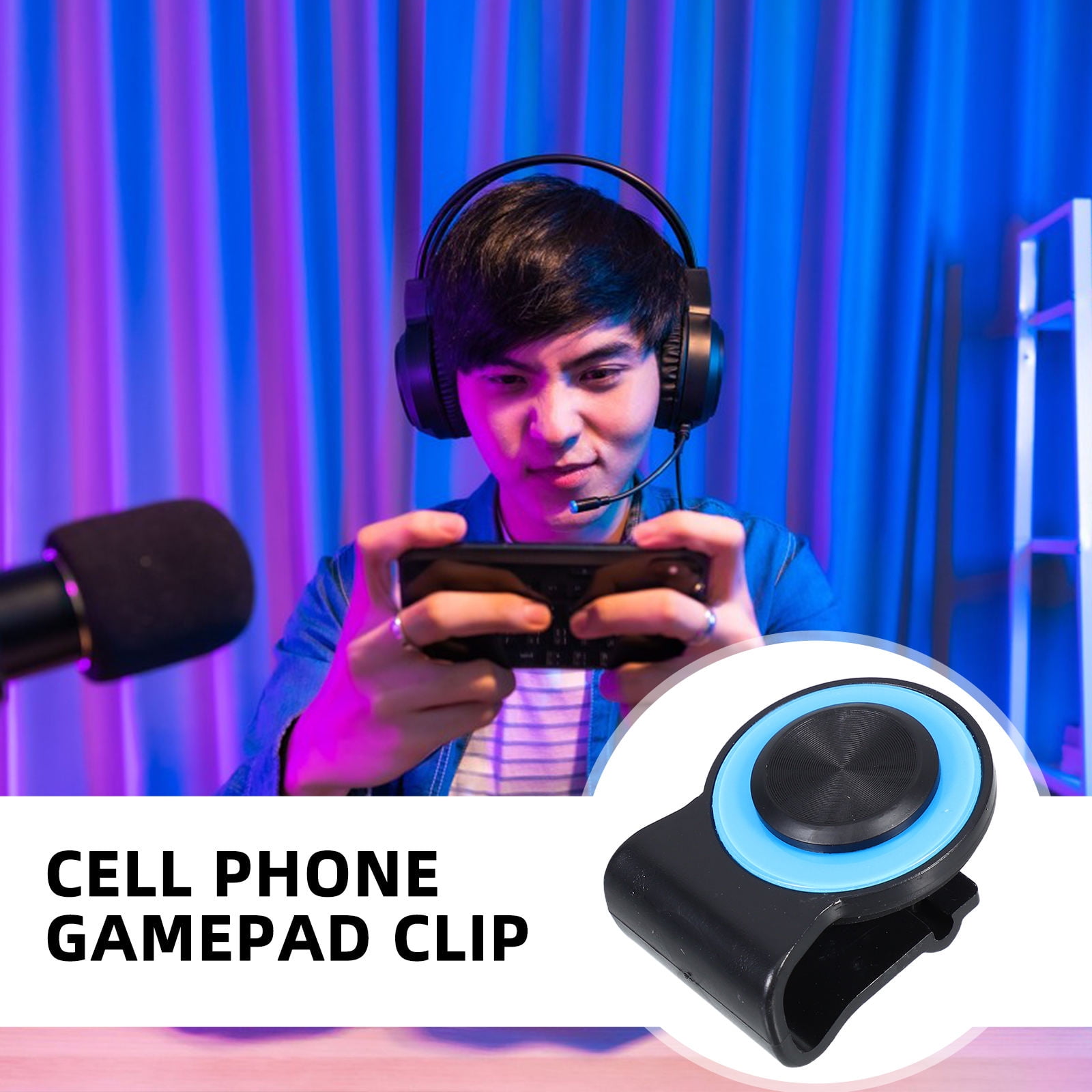 LIFKOME Plastic Mobile Gamepad Triggers with Mobile Controller Clip for ...