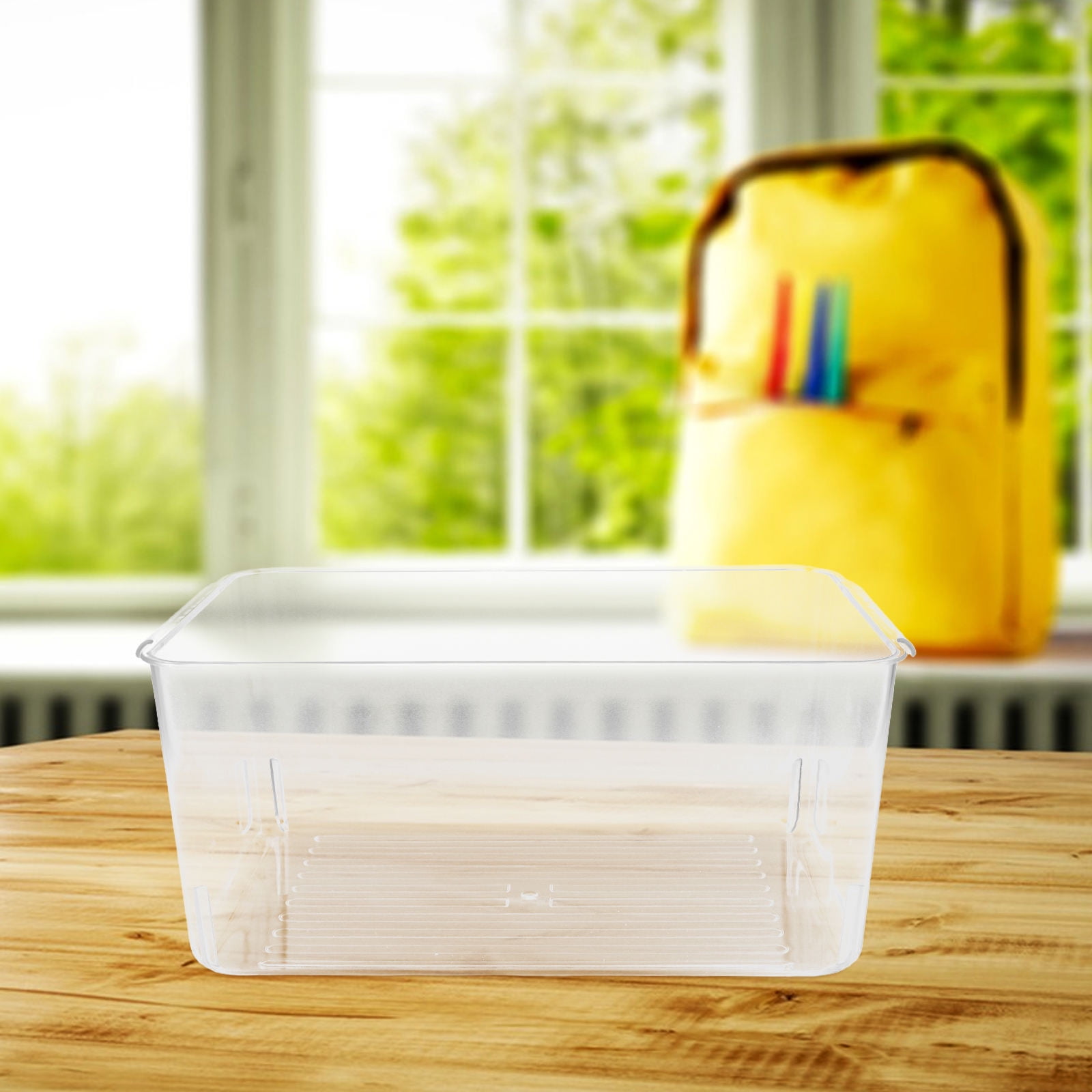 LIFKOME Plastic Rectangular Fish Tank Reptile Tank Desktop Aquarium ...