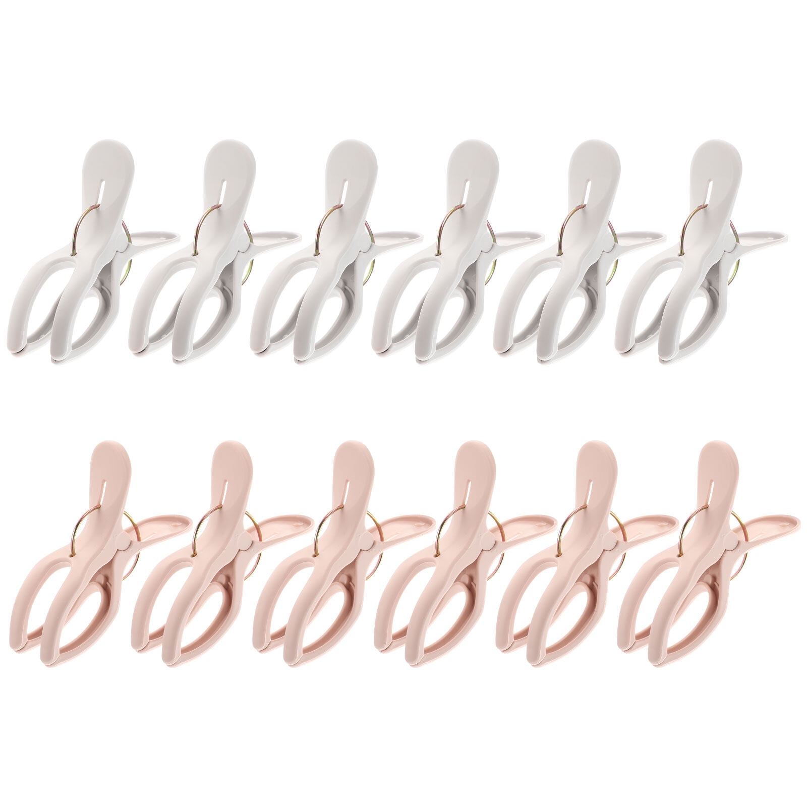 LIFKOME Portable Clothes Hanger Clip 12Set Quilt Clips Design For ...