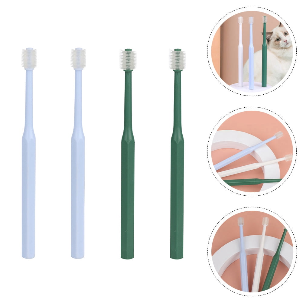 LIFKOME Portable Pet Toothbrush for Small Dogs and Cats Made of Premium ...