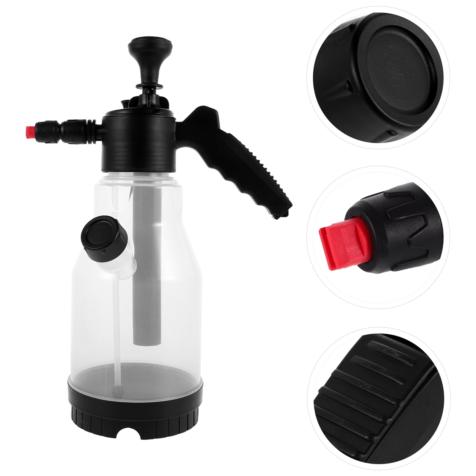 LIFKOME Pump Foaming Sprayer Hand Pressure Foam Sprayer Plastic Bottle ...