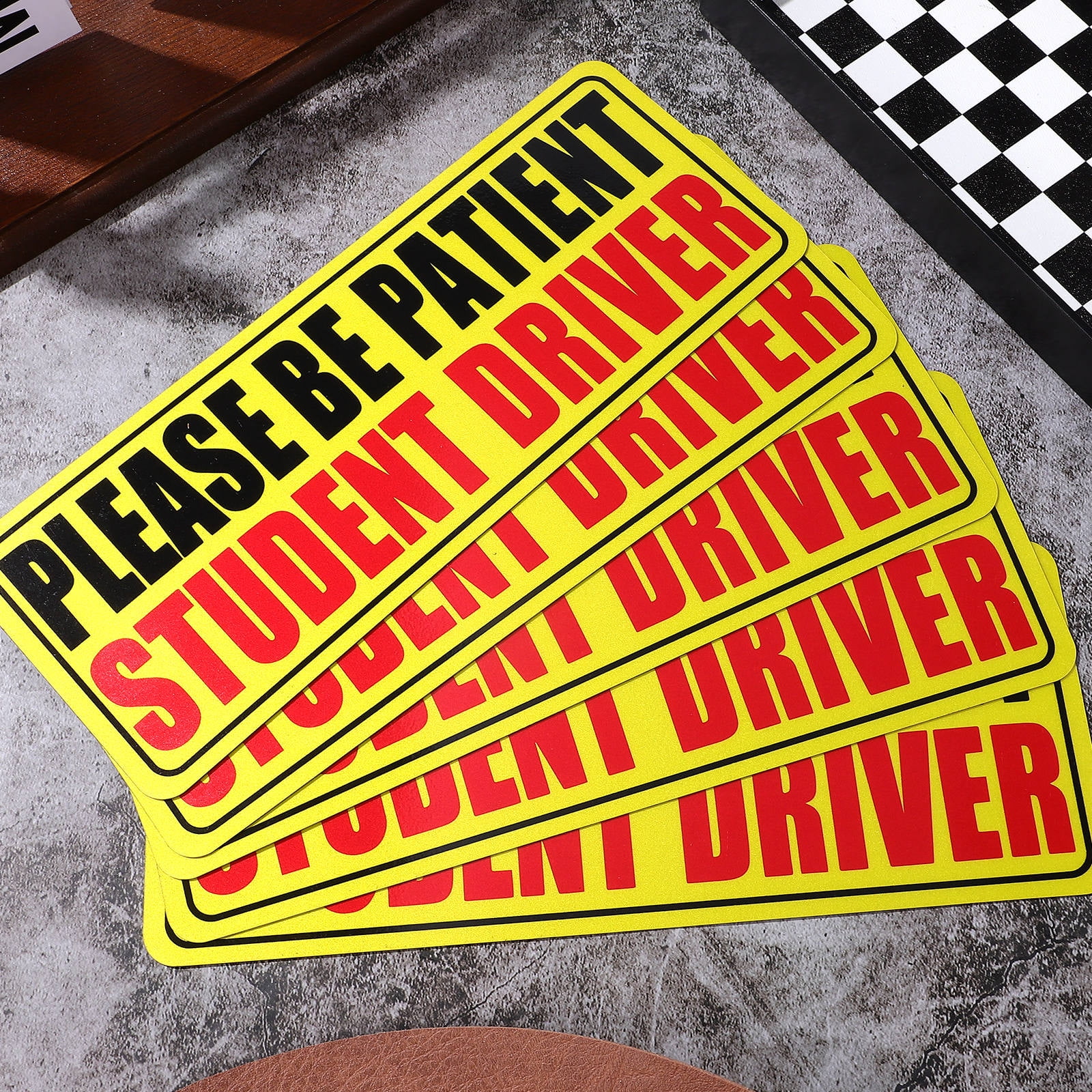 LIFKOME Raindrops 5pcs Student Driver Sticker Please Be Patient ...