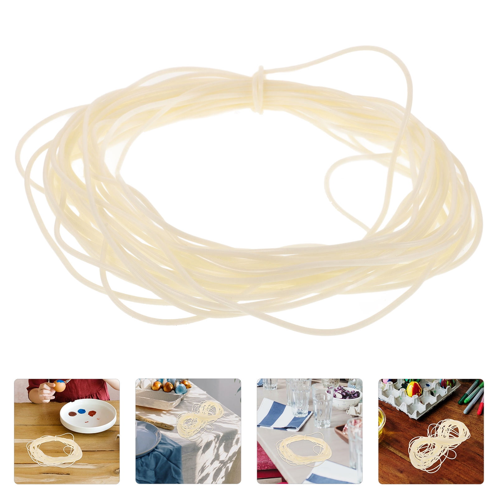 LIFKOME Realistic Fake Noodle Props for Kids Kitchen of PVC Beige Color ...