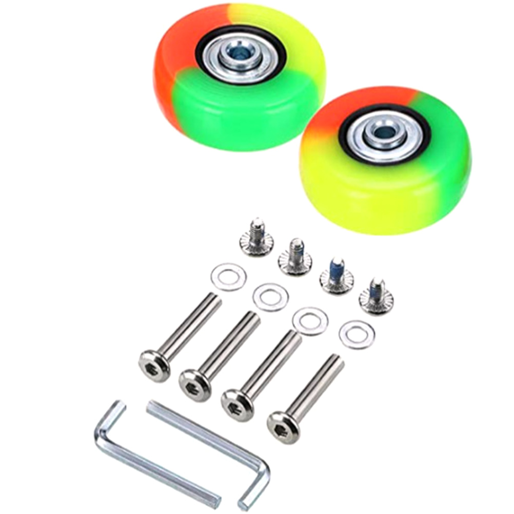LIFKOME Replacement Luggage Caster Wheels with Strong Rubber and Metal ...