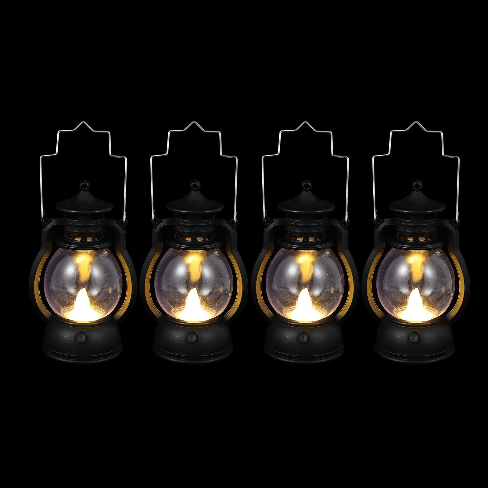LIFKOME Retro LED Kerosene Lamp Black ABS Handle Shape for - Walmart.com